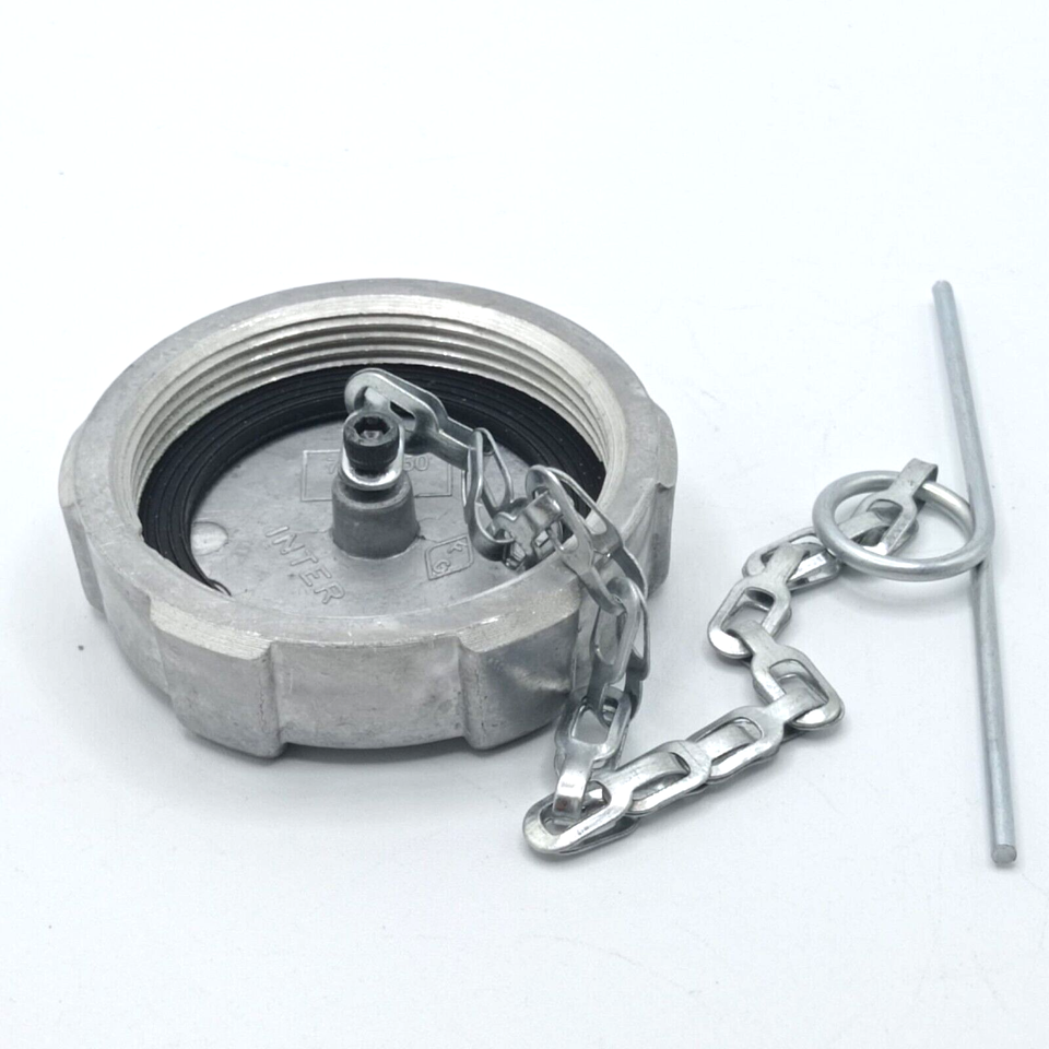 2 1/5" Fuel Cap Assy Alum Non Locking & Chain for International Ford ...