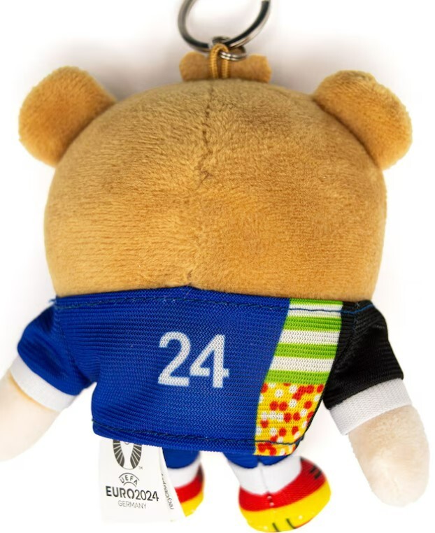 UEFA EURO 2024 MASCOT PLUSH ALBART KEYRING ENGLAND GERMANY SWITZERLAND ...