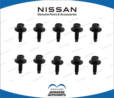 Genuine Engine Cover Bolt 08146-6202H x10 F/S Nissan | eBay