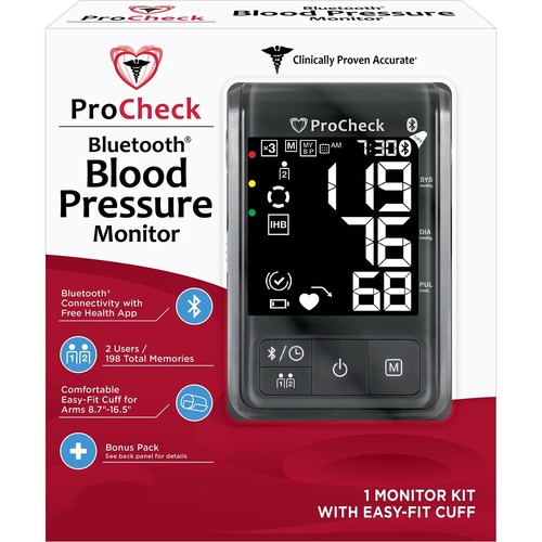 ProCheck Bluetooth Blood Pressure Monitor, with Bonus Pack | eBay