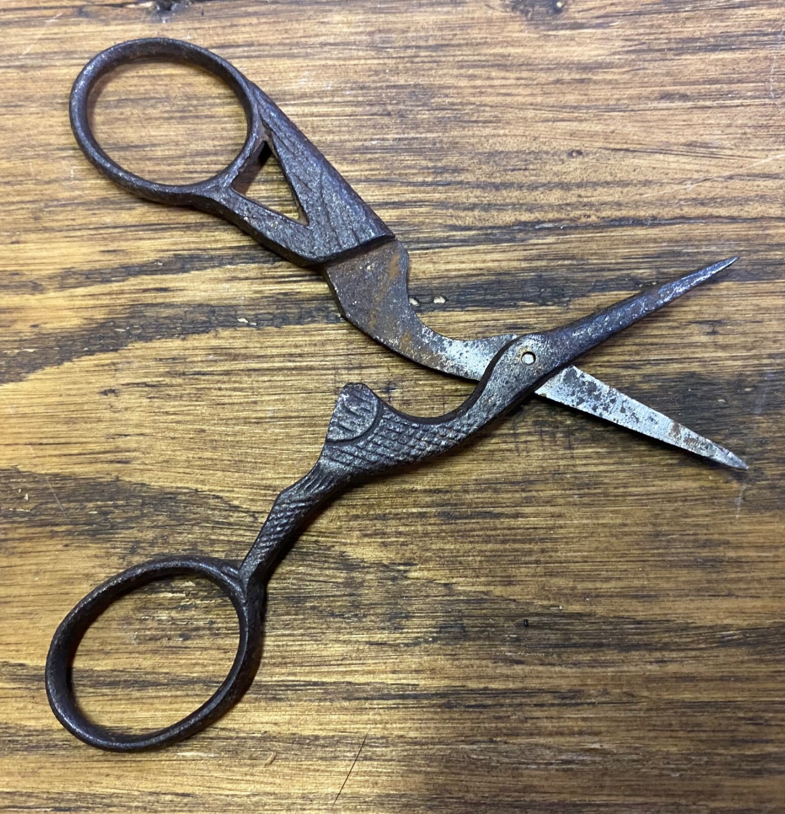 Vintage German Stork Sewing Scissors | eBay