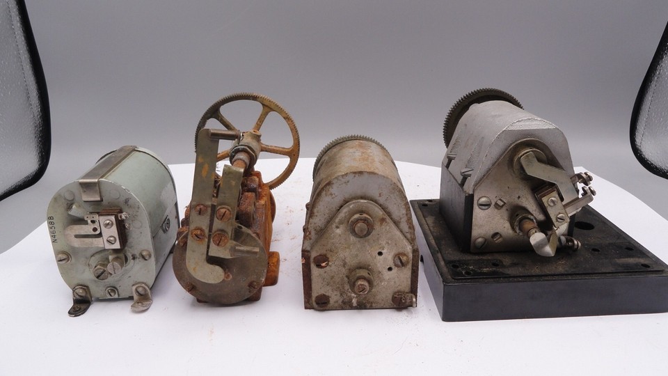Lot Of 4 Vintage Hand Crank Telephone Magnetos / Generators - Untested ...