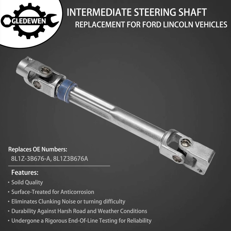 Steering Column Lower Intermediate Steering Shaft with U-Joint Coupler ...