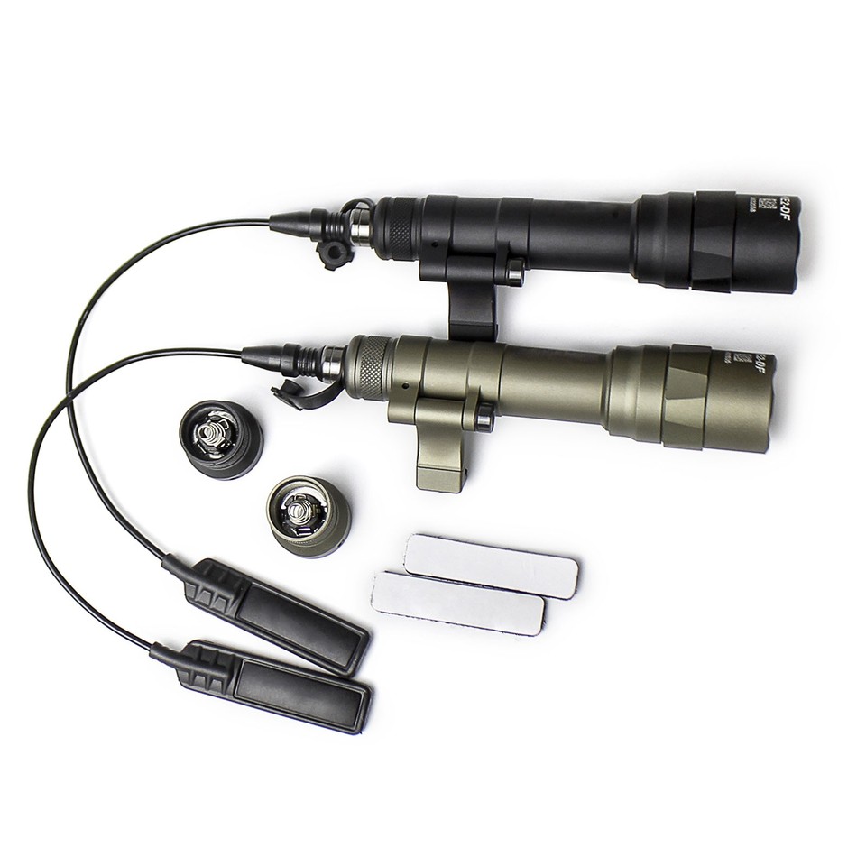 M640DF LED FlashLight With Remote Pressure Switch For Rifle / Mlok ...