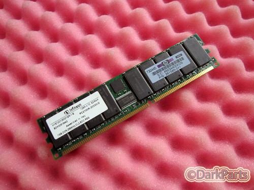 HP Compaq ML370 G3 Memory RAM 1GB Infineon HYS72D128321GR-7-B 261585 ...