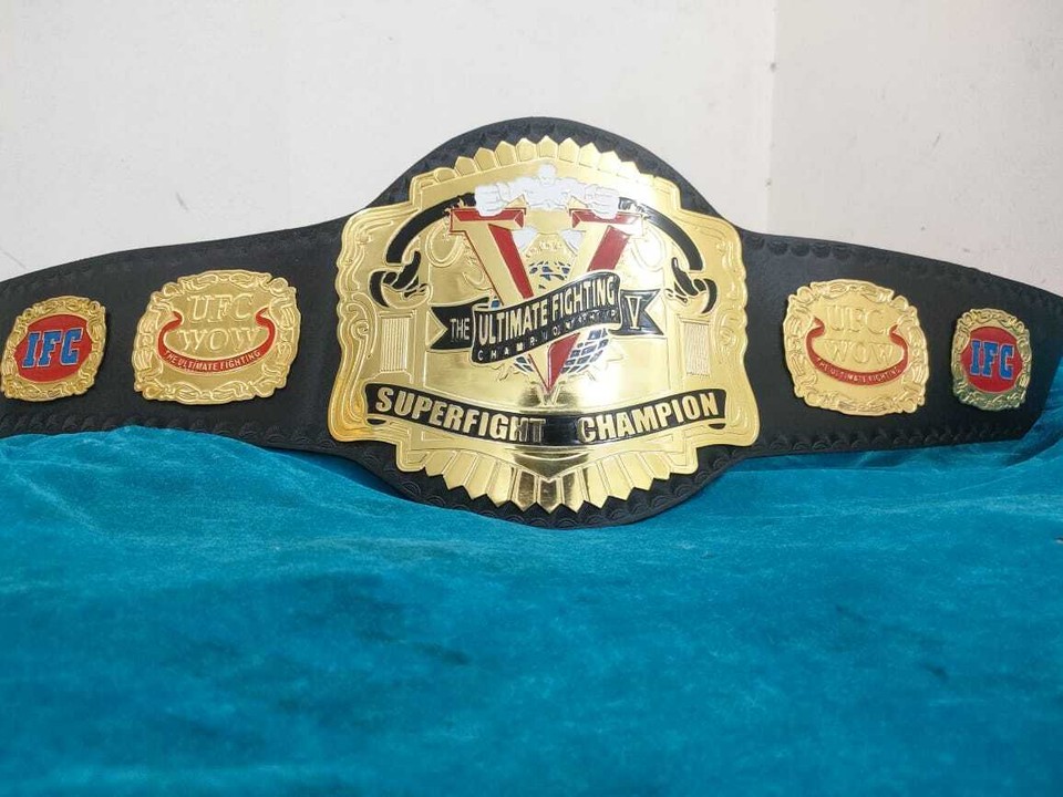 Old UFC 2MM The Ultimate Fighting 5 UFC SuperFight Championship Belt ...