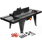 34" x 13" Aluminum Deluxe Router Table Benchtop On/Off Switch Routing ...