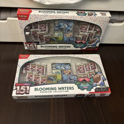 2x Pokemon TCG 151 Blooming Waters Premium Collection Sets Boxes SEALED ...