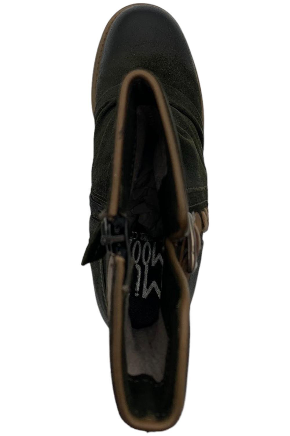 Miz Mooz Women's Whipstitch Cut-Out Ankle Boot Mandy Moss | eBay