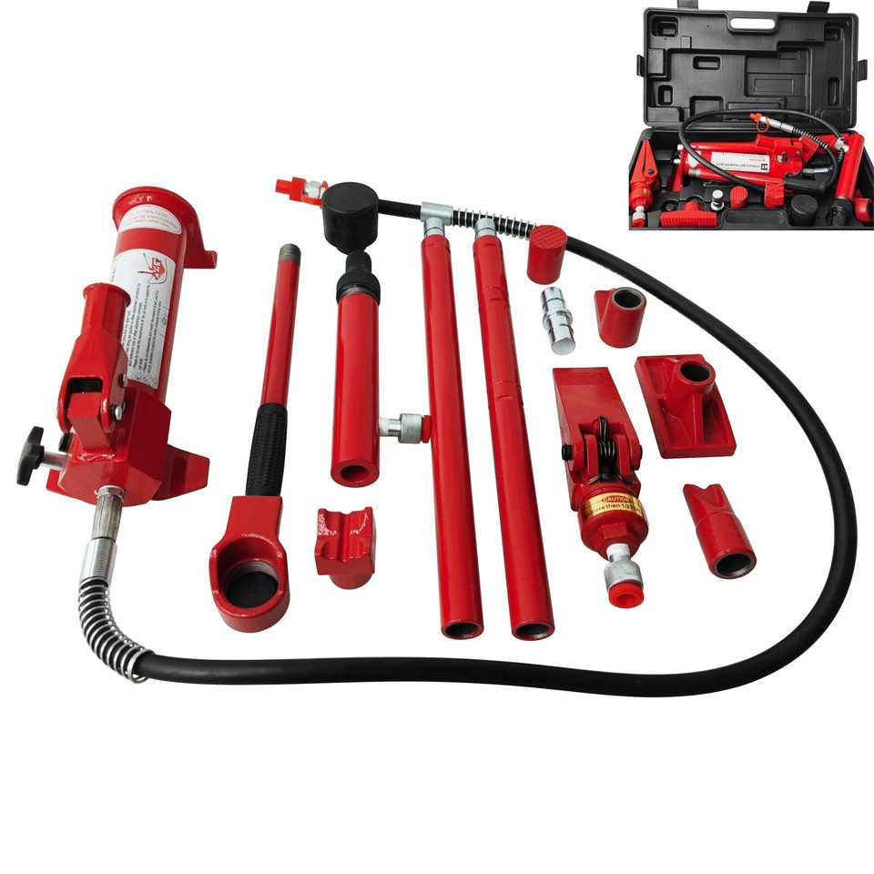 4T Hydraulic Jack Auto Body Frame Rep Air Kit Car Repair Jack Field ...