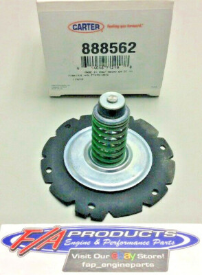 Carter 888562 Fuel Pump Diaphragm / Spring Kit For Carter Mechanical ...