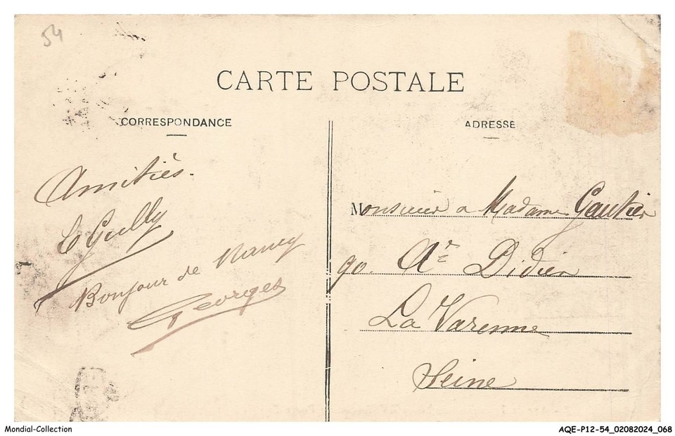AQEP12-0980-54 - Nancy - -bogen Triumph- von Louis XV Errichtet Von ...