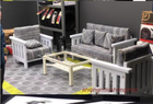 NEW 1/18 Scale Simulation Furniture Sofa Chair Scene Props Model ...