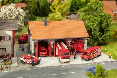 Faller 222209 N Scale Fire Station (with three accesses) | eBay