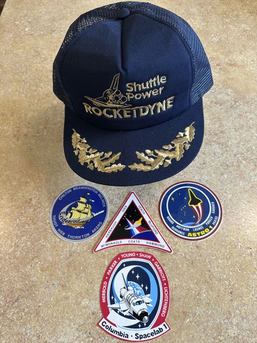 Space Shuttle Memorbilia, Hats, Mission Patch Decals, Rocketdyne | eBay