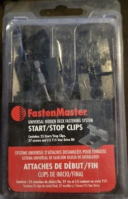 FastenMaster Trex Versaclip Universal Hidden Deck Fastener, start/stop ...