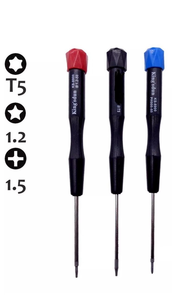 Screwdriver Tool Set with Torx T5 Pentalobe 1.2 MacBook Air Retina ...