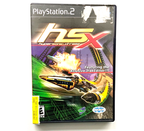 PS2 HSX HYPERSONIC XTREME WITH TRAKEDITOR COMPLETE WITH MANUAL - TESTED ...