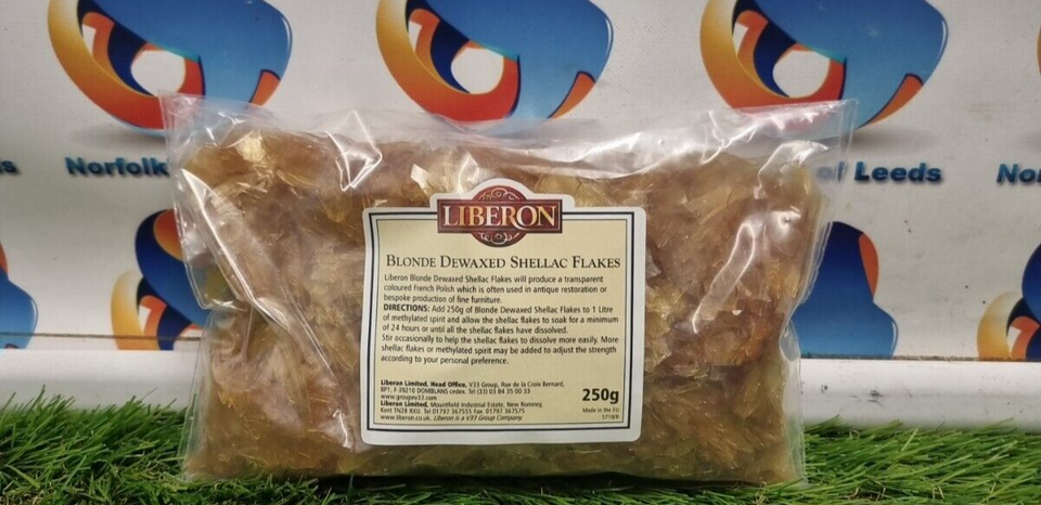 Liberon Blonde Dewaxed Shellac Flakes 250g A Transparent French Polish M 21 | eBay UK