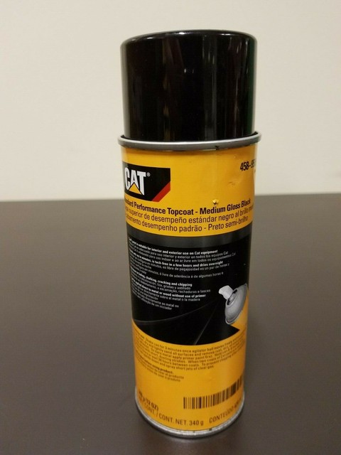 Case 12 Cans Genuine OEM Caterpillar CAT Med Gloss Black Spray Paint ...