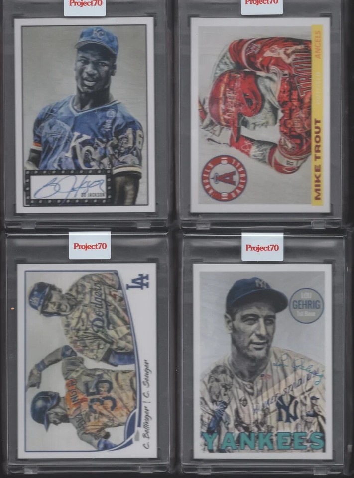 2021 Topps Project 70 Chuck Styles Complete Full Set -Trout-Mantle ...