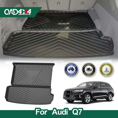 TPE Boot Liner for Audi Q7 SQ7 4M Series 2015-Onwards Cargo Trunk Mat ...