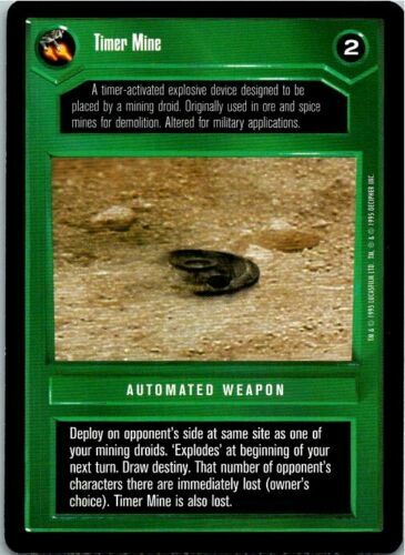 Time Mine PLAYED Star Wars CCG DNA GAMES | eBay