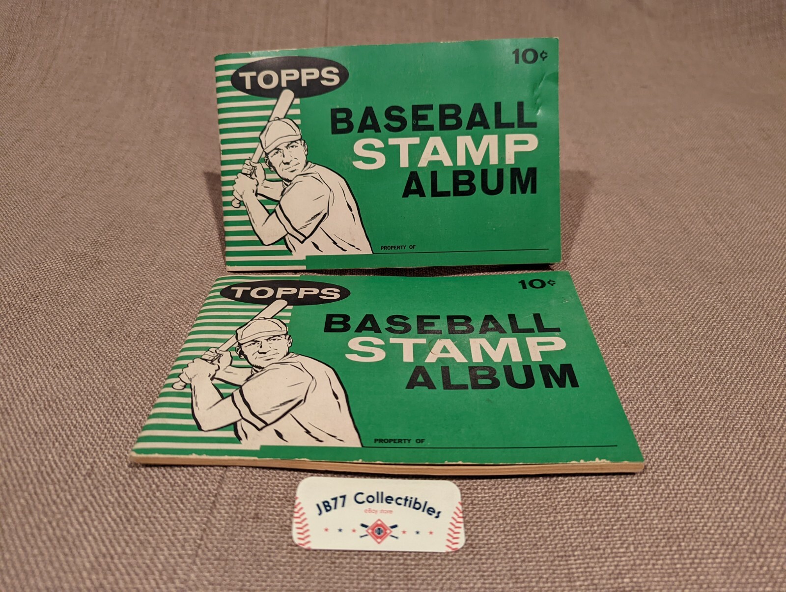 1961 Topps Baseball Stamp Album ALMOST COMPLETE MINT + Dupes Album ...