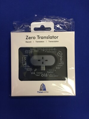 Timekettle TMK002 Zero Translator Device for Android Type C - Black - NEW | eBay