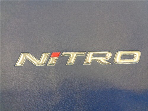 NITRO VINYL SKIN BLUE / SILVER / RED 16 3/8" X 14 1/4" MARINE BOAT | eBay