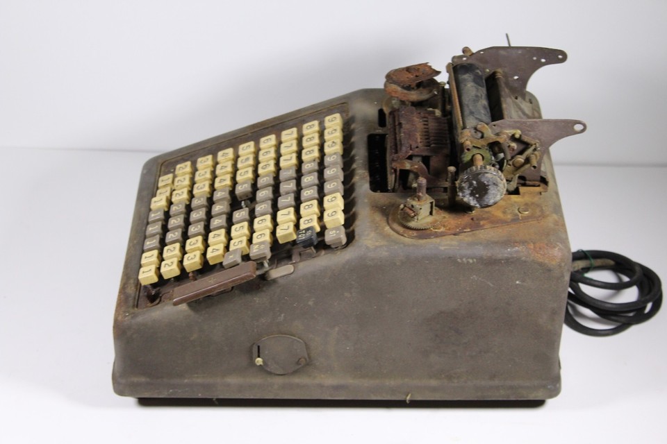 Vintage Burroughs Portable Adding Machine Untested Parts Series P | eBay