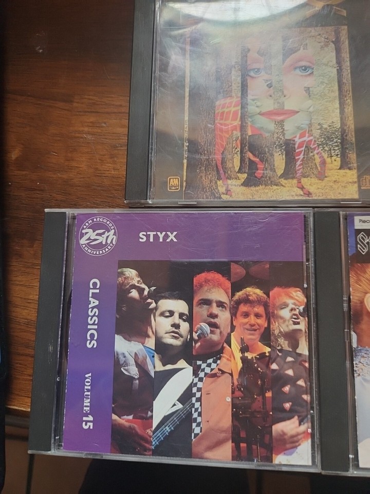 Pieces of Eight by Styx (CD, 1990) CLASSICS and Grand Illudion Lot Of 3 ...