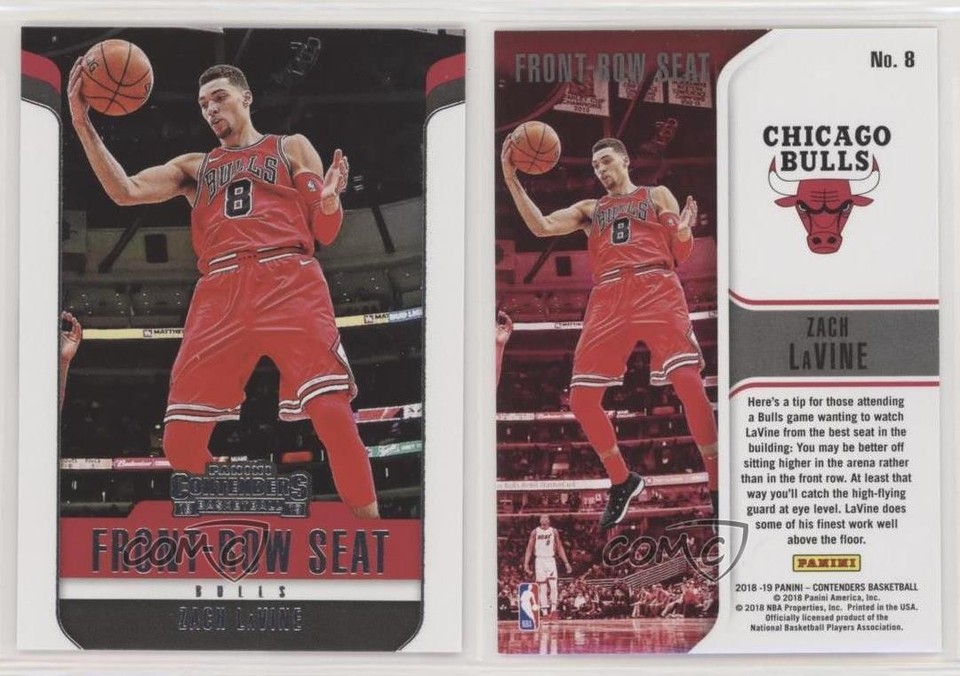 2018-19 Panini Contenders Front Row Seat Retail Zach LaVine #8 c7w | eBay