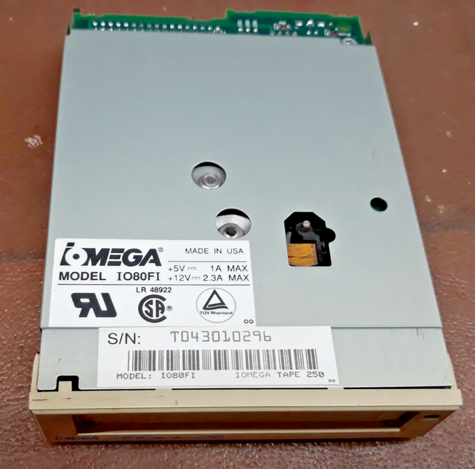 Iomega I080FI 3.5" Tape 250 Internal Tape Drive | eBay