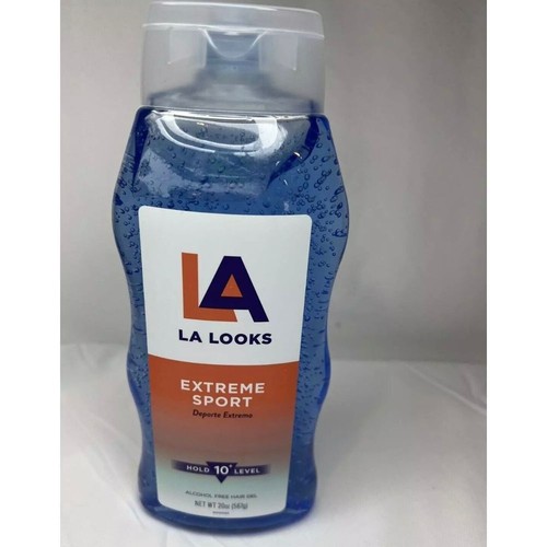 LA Looks Extreme Sport Hair Gel Hold Level 10+ Alcohol-Free 20oz | eBay