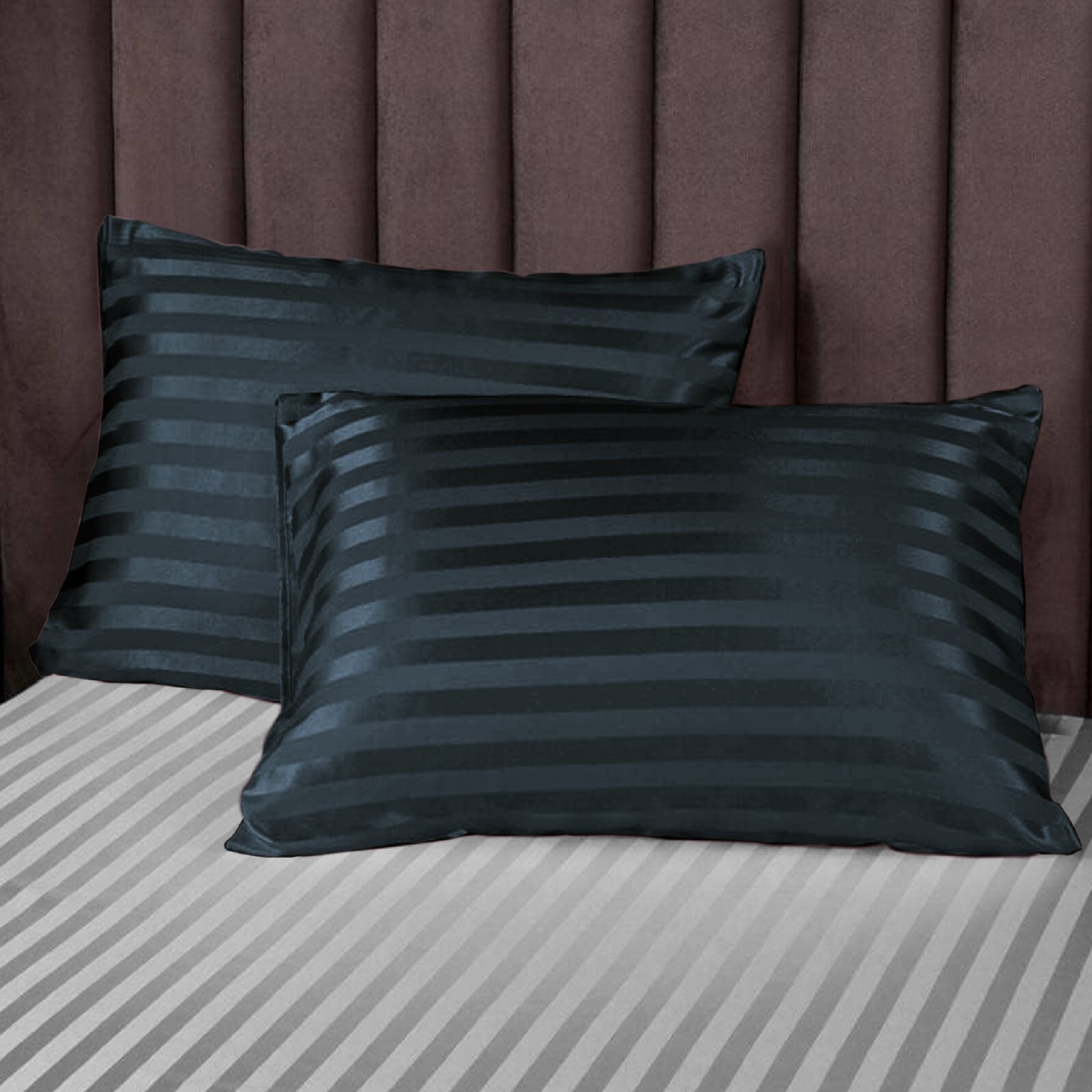 Luxury Pillow Cases 2 or 4 Pack POLY COTTON Housewife Bed Pillow Covers ...