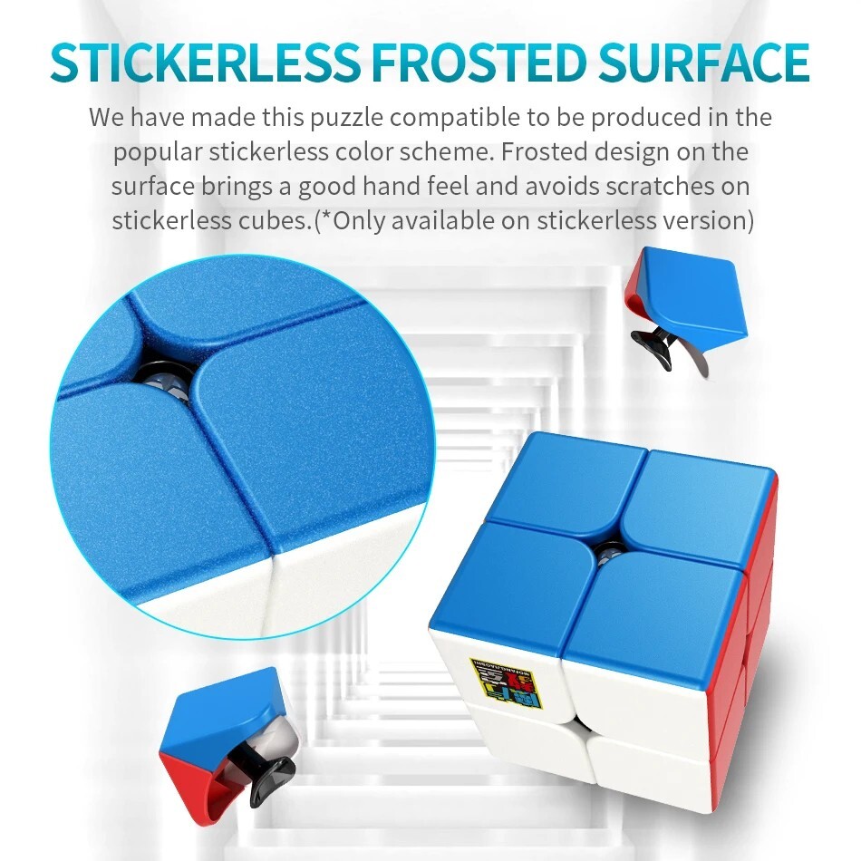 MOYU 2x2x2 Speed Cube Stickerless 2x2 Puzzle Cube | eBay UK