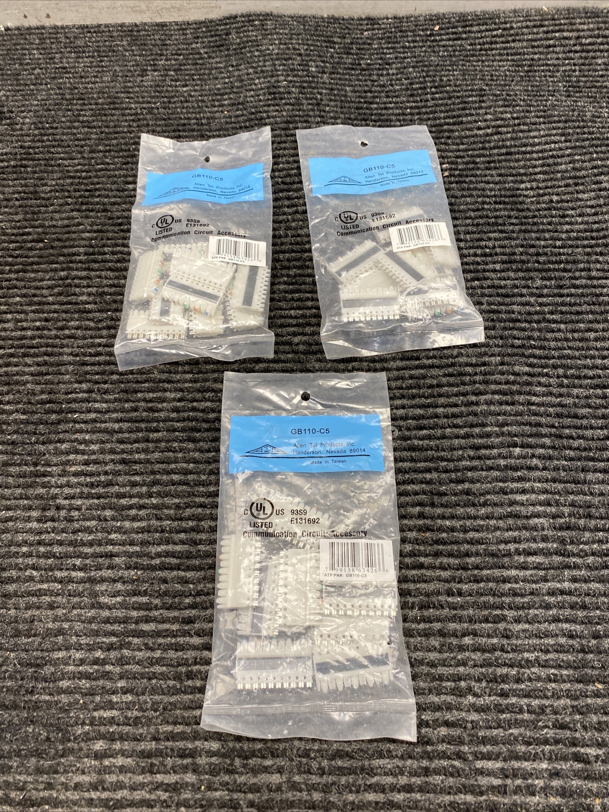 Lot of 3 Allen Tel Cat 5e 110 System Connector GB110-C5 10-Pack | eBay