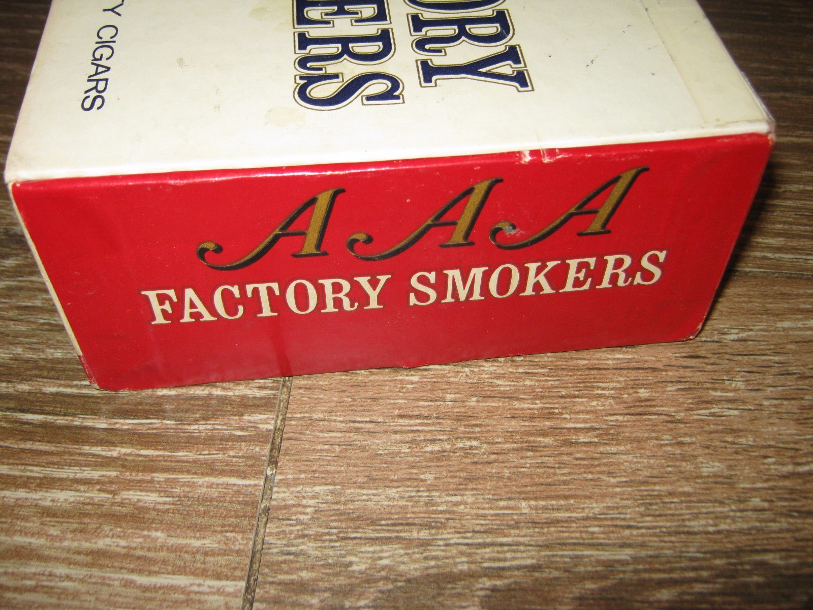 Vintage AAA Factory Smokers Cardboard Cigar box empty box | eBay
