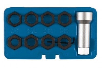 Axle Spindle Rethreading Tool Set 9pce FOR Damaged or Rusty Axles ...