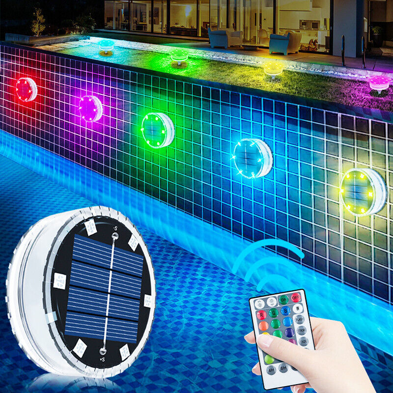 Colored Pool Lights Underwater Water Technix LED Retro Pool Light