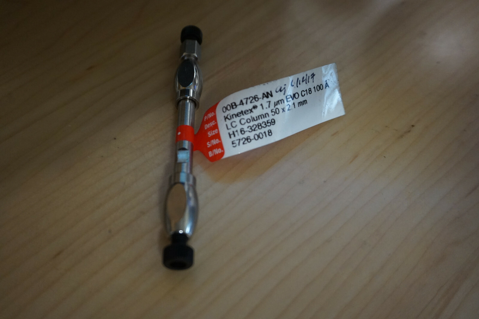 HPLC column Phenomenex Kinetex EVO C18 1.7um 2.1x50mm 00B-4726-AN guard ...