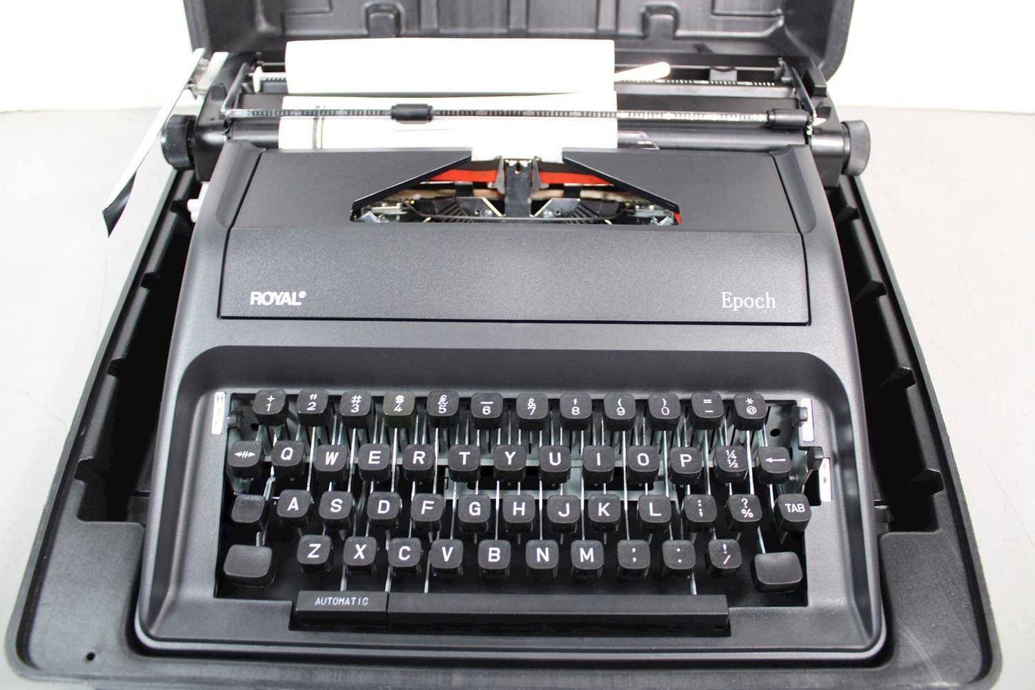 Adler+Royal+Epoch+Manual+Portable+Black+Typewriter+79100G for sale ...