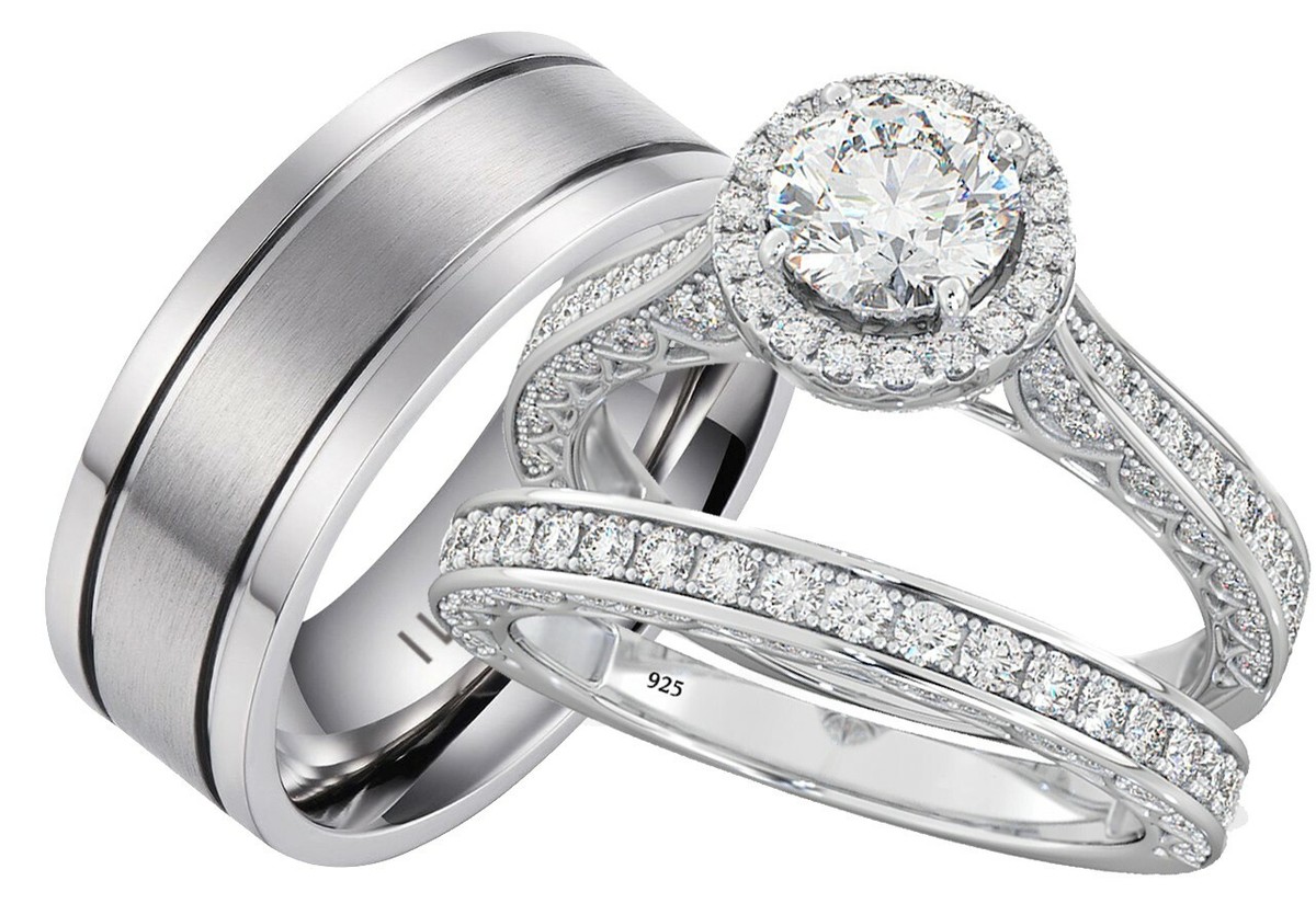 His And Hers Diamond His And Hers Wedding Rings – Sparkle Stories