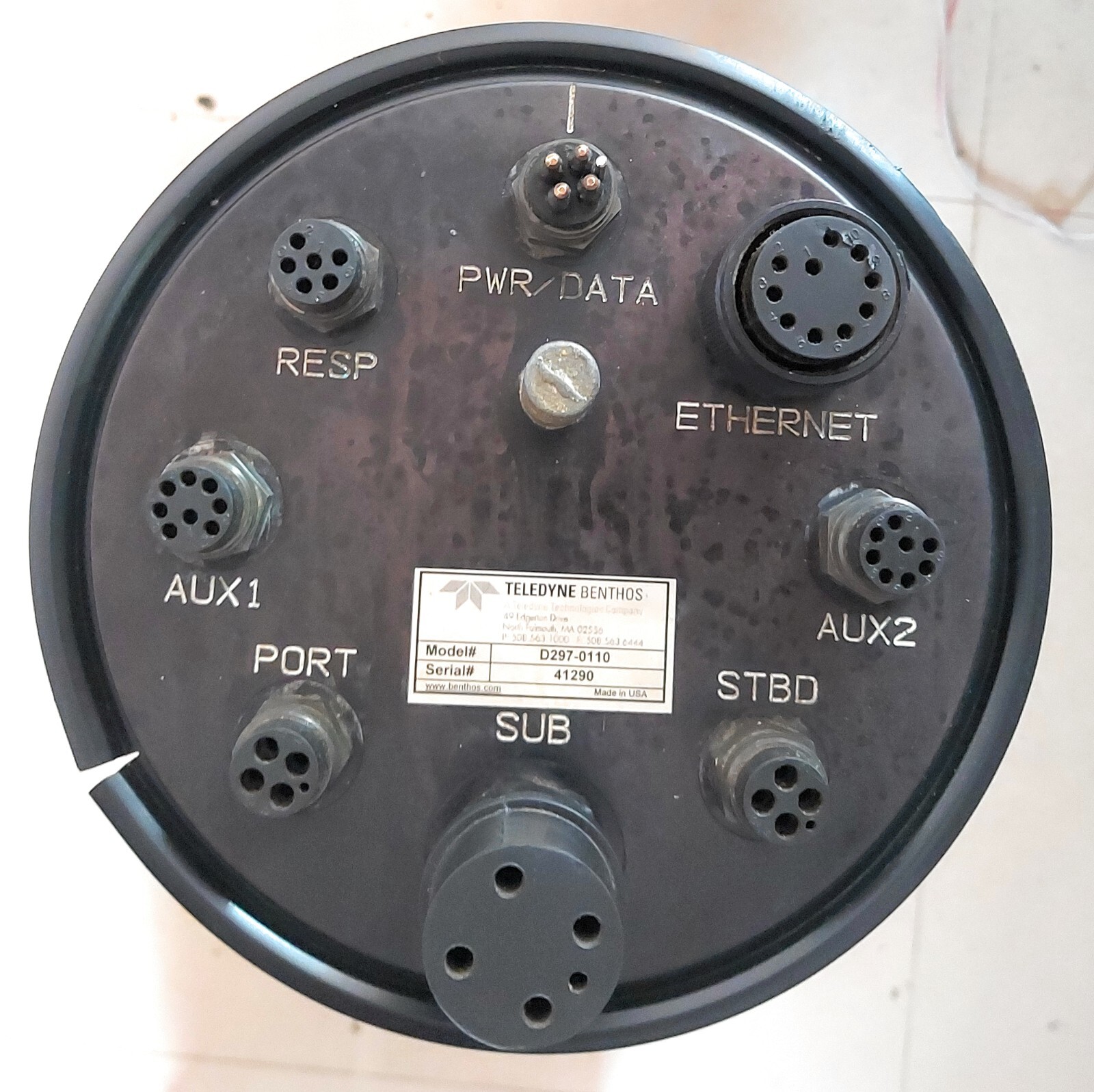 Teledyne Benthos D297-0110 Deep-Water Acoustic Modem | eBay