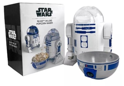 New NIB Disney Star Wars R2-D2 Air Popcorn Popper Bucket Uncanny Brands ...