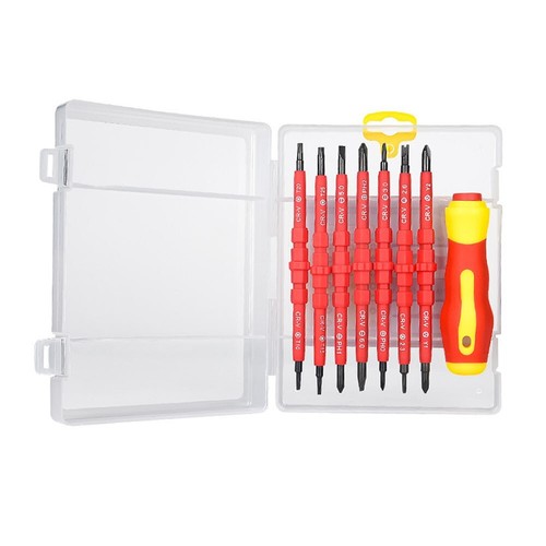 Insulated Electrician Screwdriver Set 1000V Slotted Cross with Magnetic ...