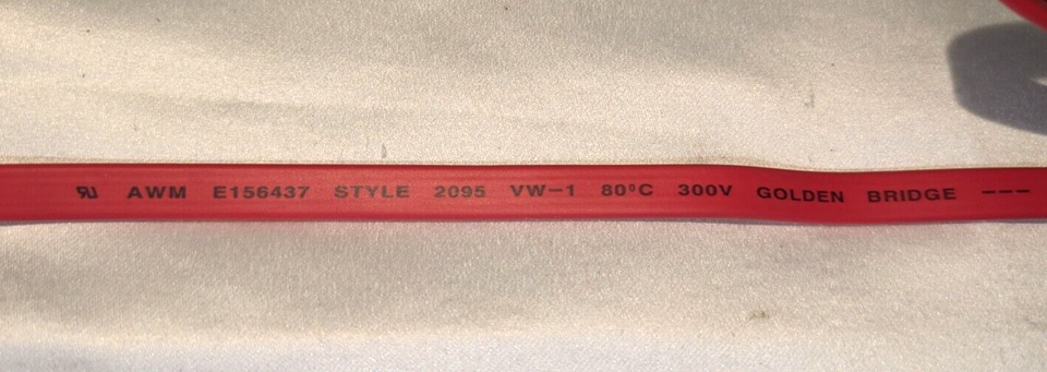 AWM E156437 Style 2095 VW-1 80C 300V Golden Bridge Serial ATA Cable | eBay