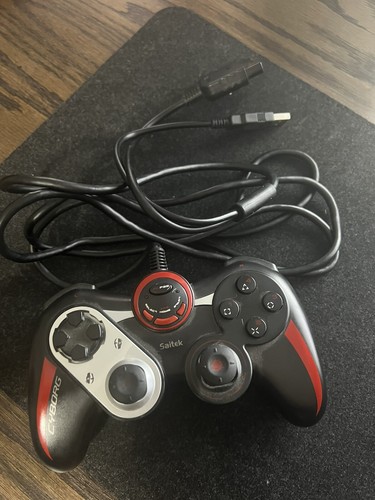 Saitek Cyborg V.3 Rumble Pad Controller For PC, PS2, and PS3 WORKS | eBay