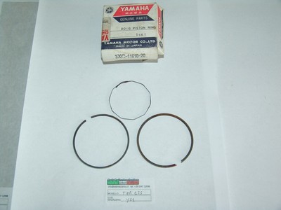 Set Piston Rings Elastic Bands Piston Ring Yamaha TZR 125 3XC-11610-20 ...